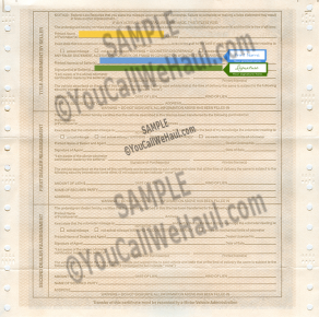 How to Transfer Washington DC Title and instructions for filling out ...