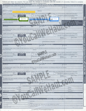 How to Transfer West Virginia Title and instructions for filling out ...